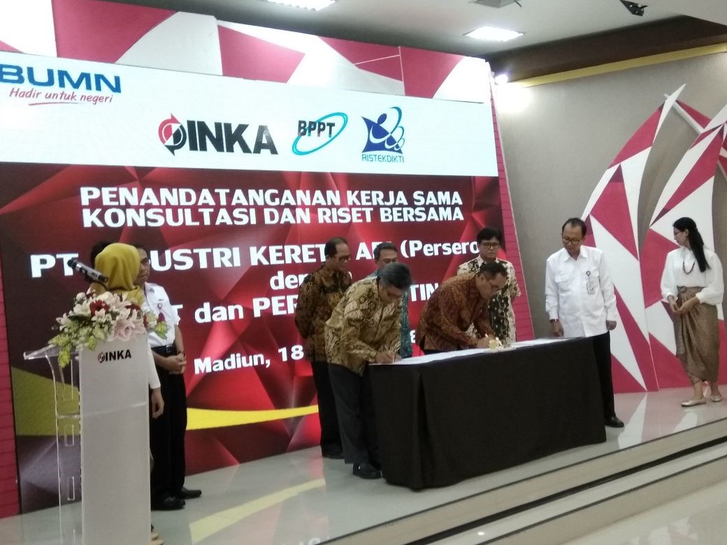 KERJA SAMA KONSORSIUM ANTARA PT INKA (PERSERO), BPPT, ITB, UGM, UNS ...